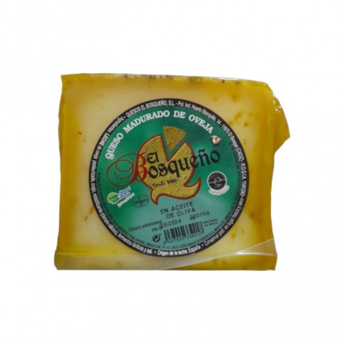 Queso Oveja Curado en Aceite de Oliva – El Bosqueño Gourmet